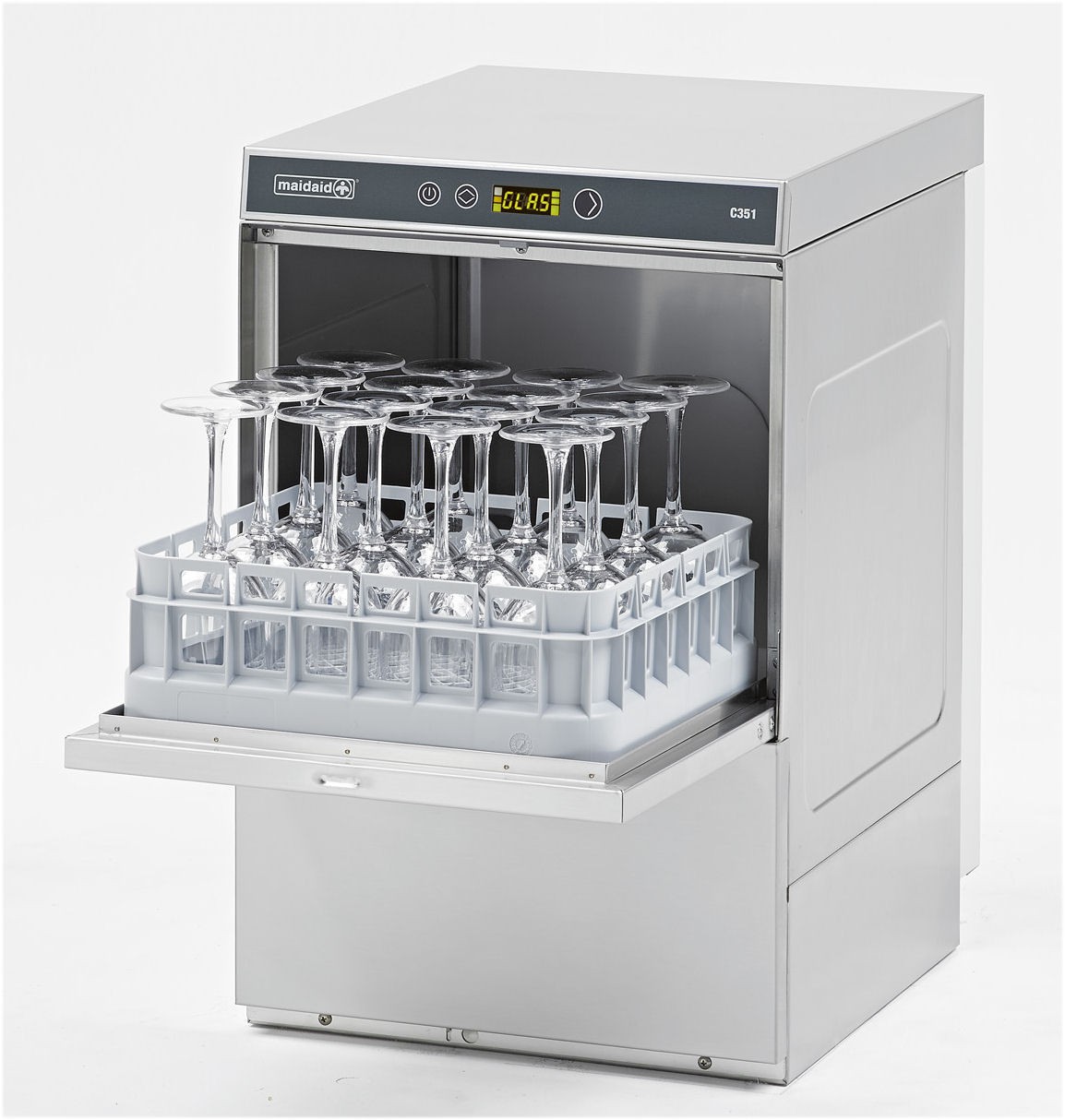 Maidaid C351 Gravity Drain Glasswasher | Peachman