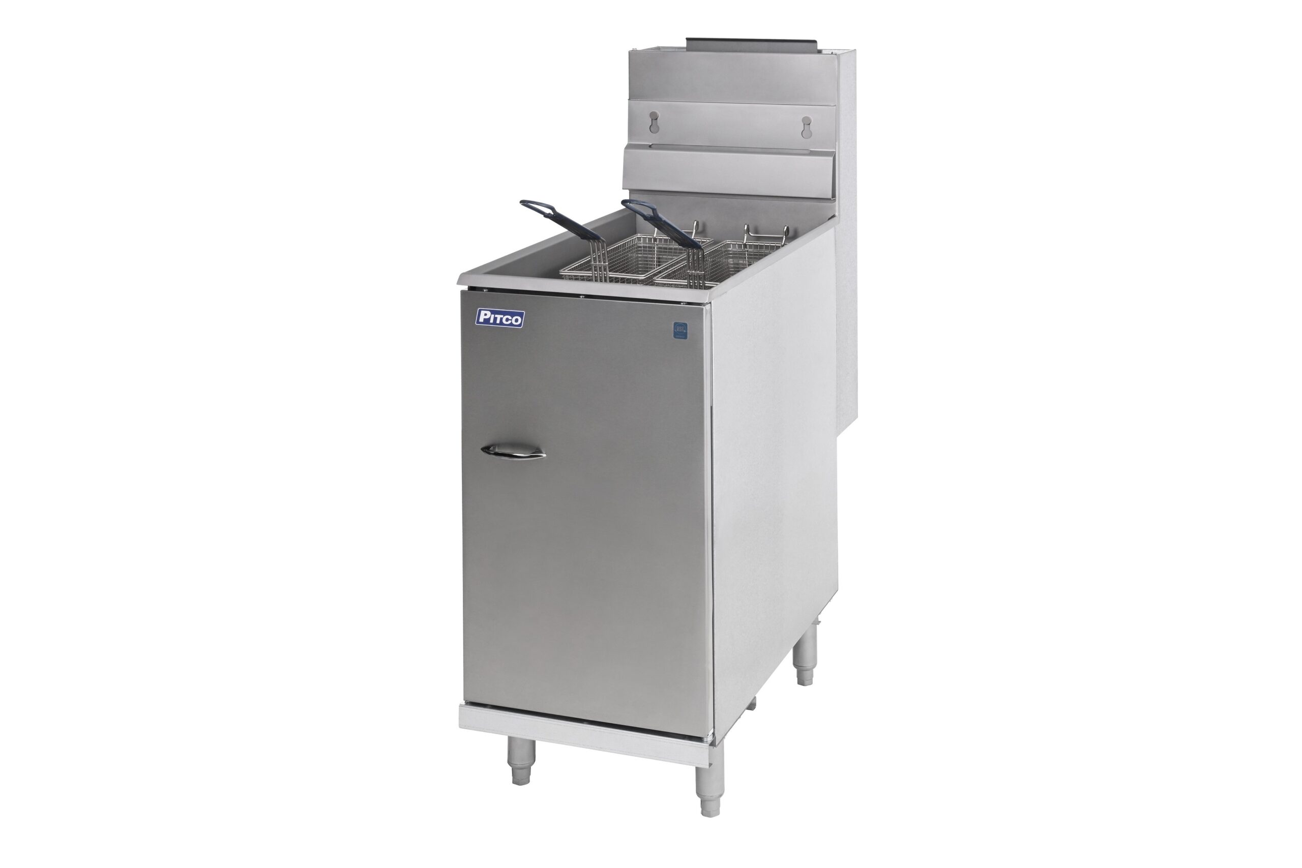 Pitco 35C/S Single Tank Twin Basket Gas Fryer | Peachman