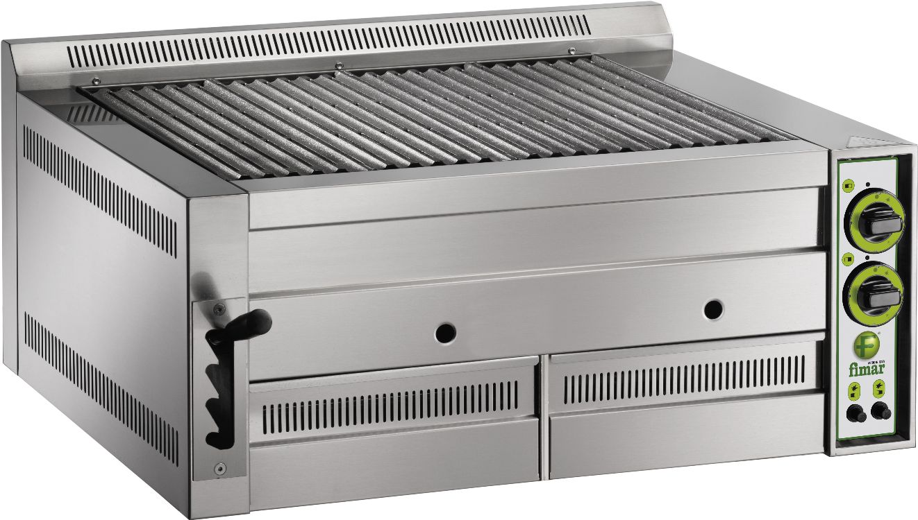 Fimar B Series B80 Heavy Duty Lava Stone Chargrill | Peachman