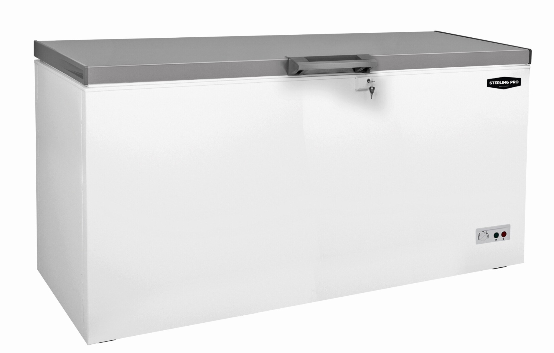 Sterling Pro Green SPC570SS Triple Mode Chest Freezer with Stainless ...