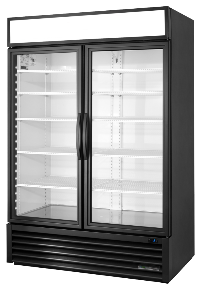 True GDM-49-HC~TSL01 Double Glass Door Merchandiser | Peachman