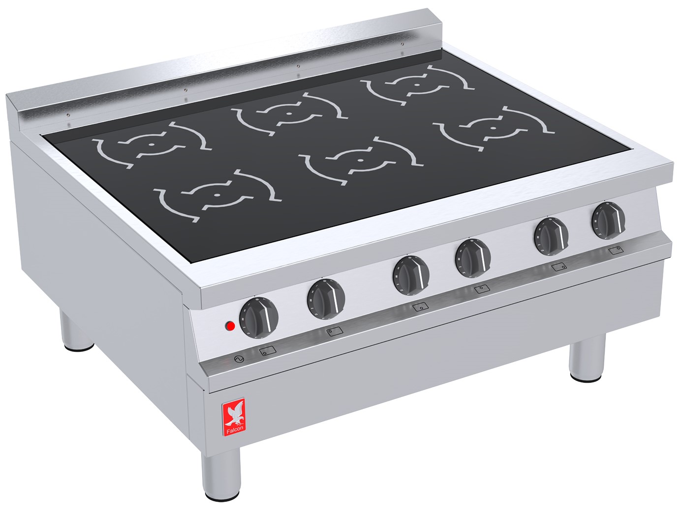Falcon One Series E1603i Six Zone Countertop Induction Boiling Top ...