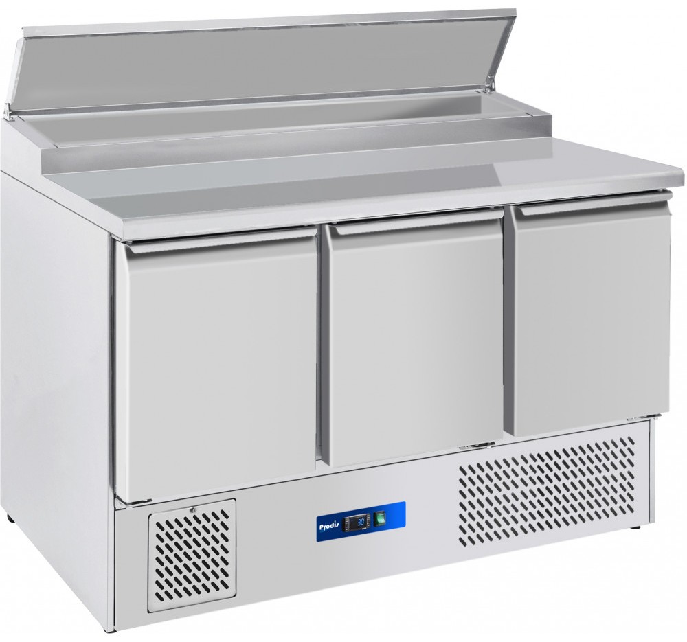 Prodis EC-3PREP-LE 3 Door Low Energy Refrigerated Preparation Counter ...