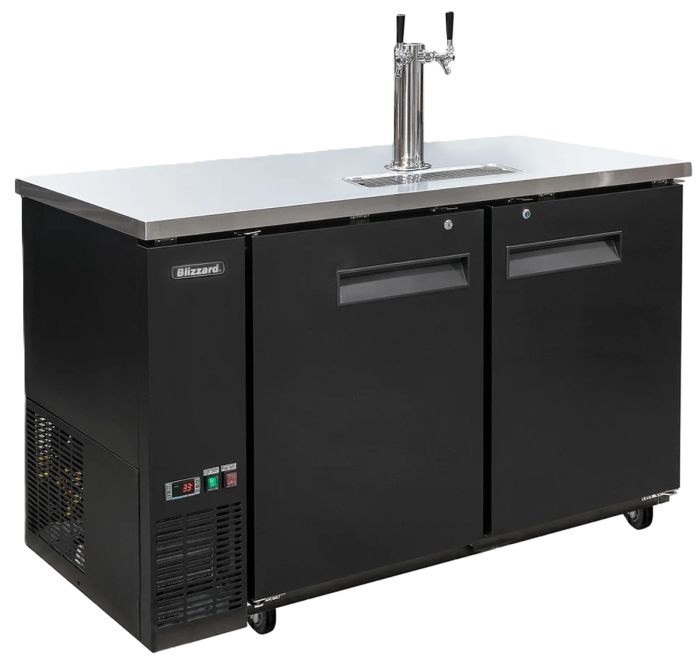 Blizzard KEG2 Double Keg Cooler With Riser And 2 x Taps | Peachman