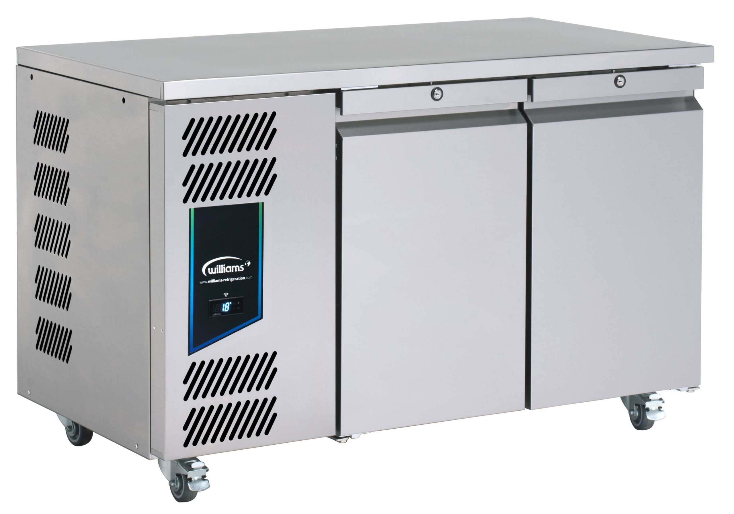 Williams Jade Multitemp VJC2 Multi-Temperature 2 Door Counter | Peachman